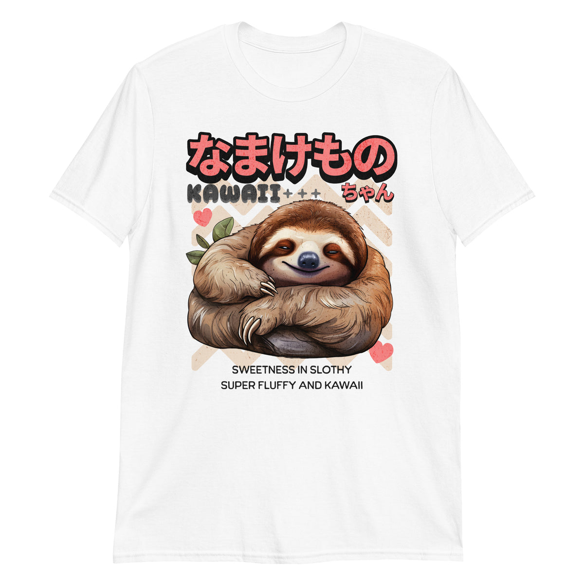 Kawaii Sloth: Namakemono Chill T-Shirt – Learn Japanese with The Japan Shop
